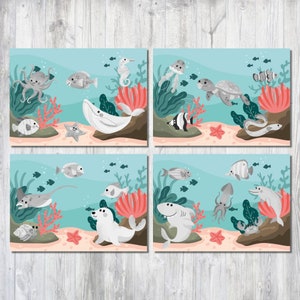 Cut and Glue Sea Life, Cut Glue Activities, Cut Paste Worksheets ...