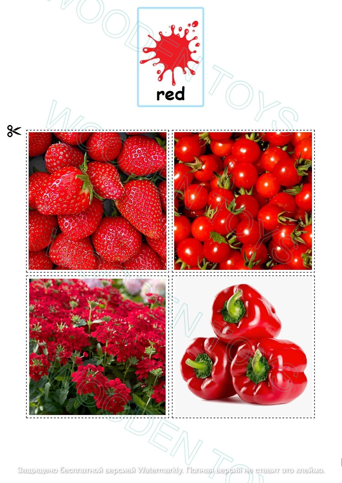 Toddler Color Matching Cards Montessori Cards Colors in - Etsy