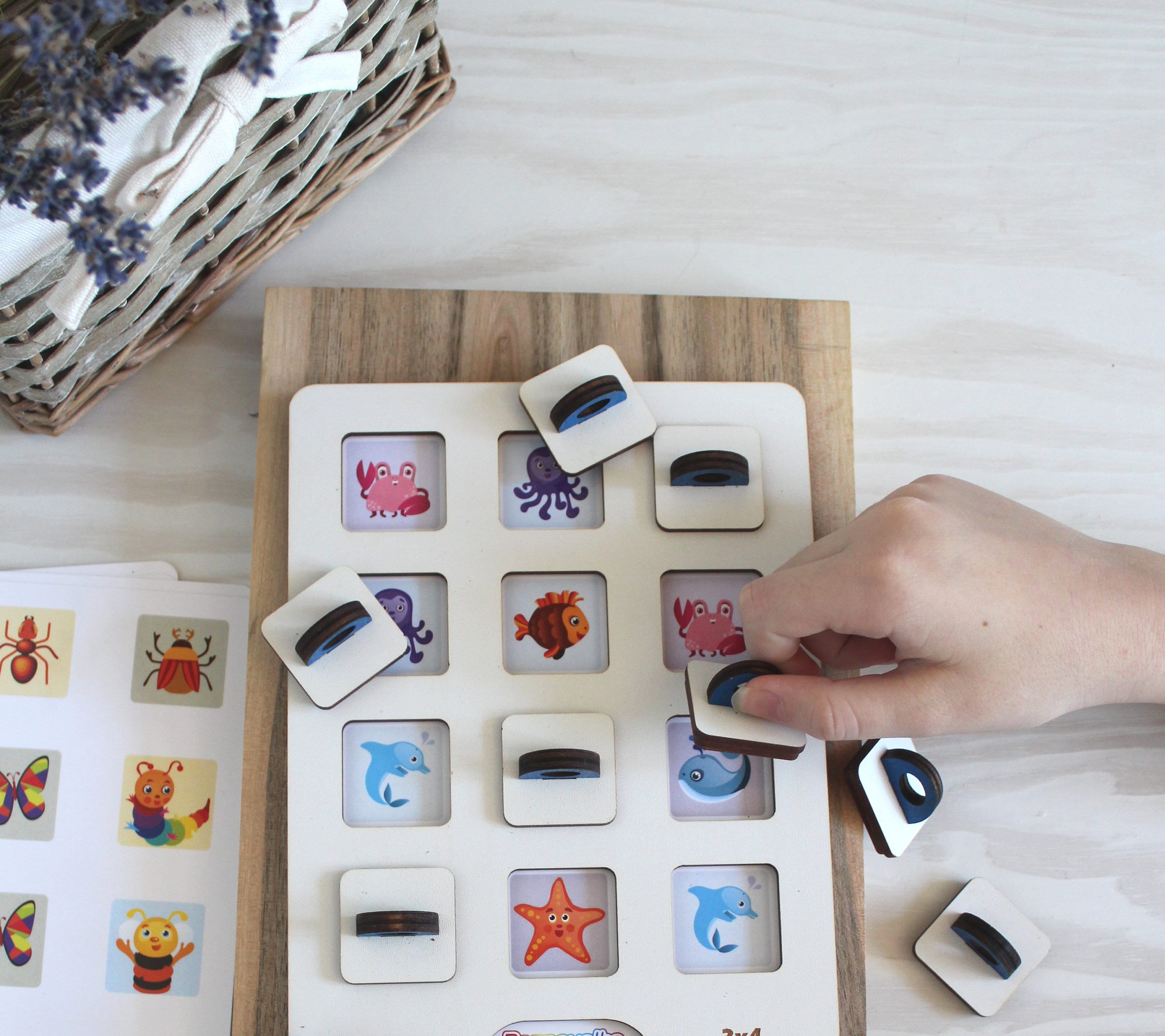 Wooden Memory Game Montessori Toys Memory Game for Kids - Etsy