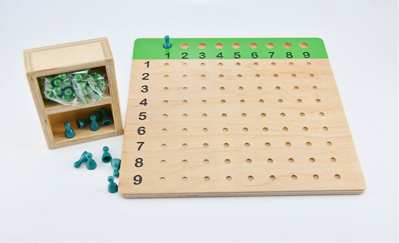 Montessori Math Bead Board Division Montessori Materials - Etsy