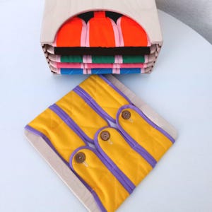 Montessori Dressing Frames With Stand, Practical Life, Buttons Snaps ...