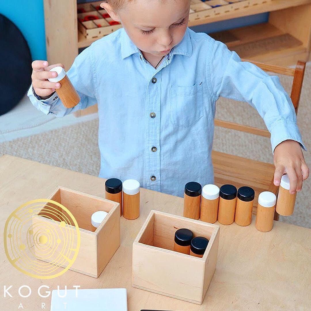 Montessori Weight Cylinders, Baric Cylinders, Educational Toy ...
