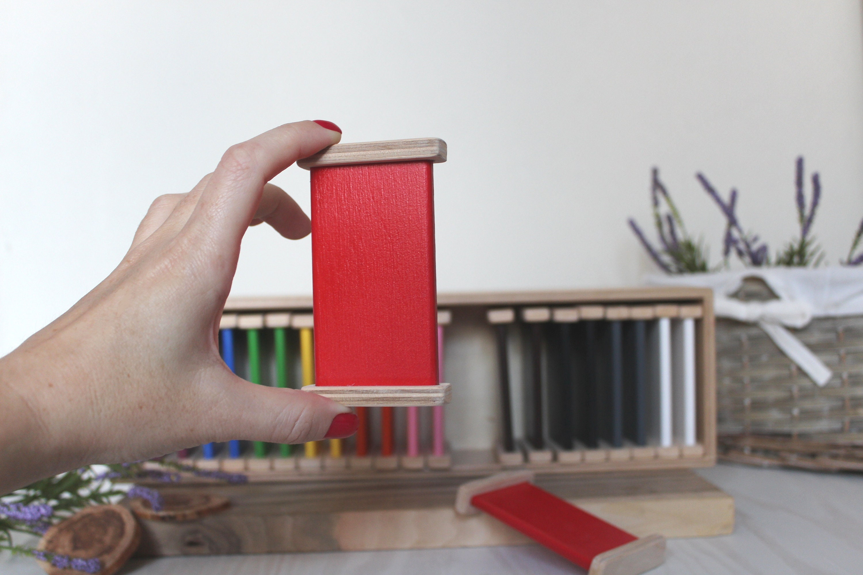 Montessori Colour Tablets Box 2 Waldorf Sensorial Material - Etsy