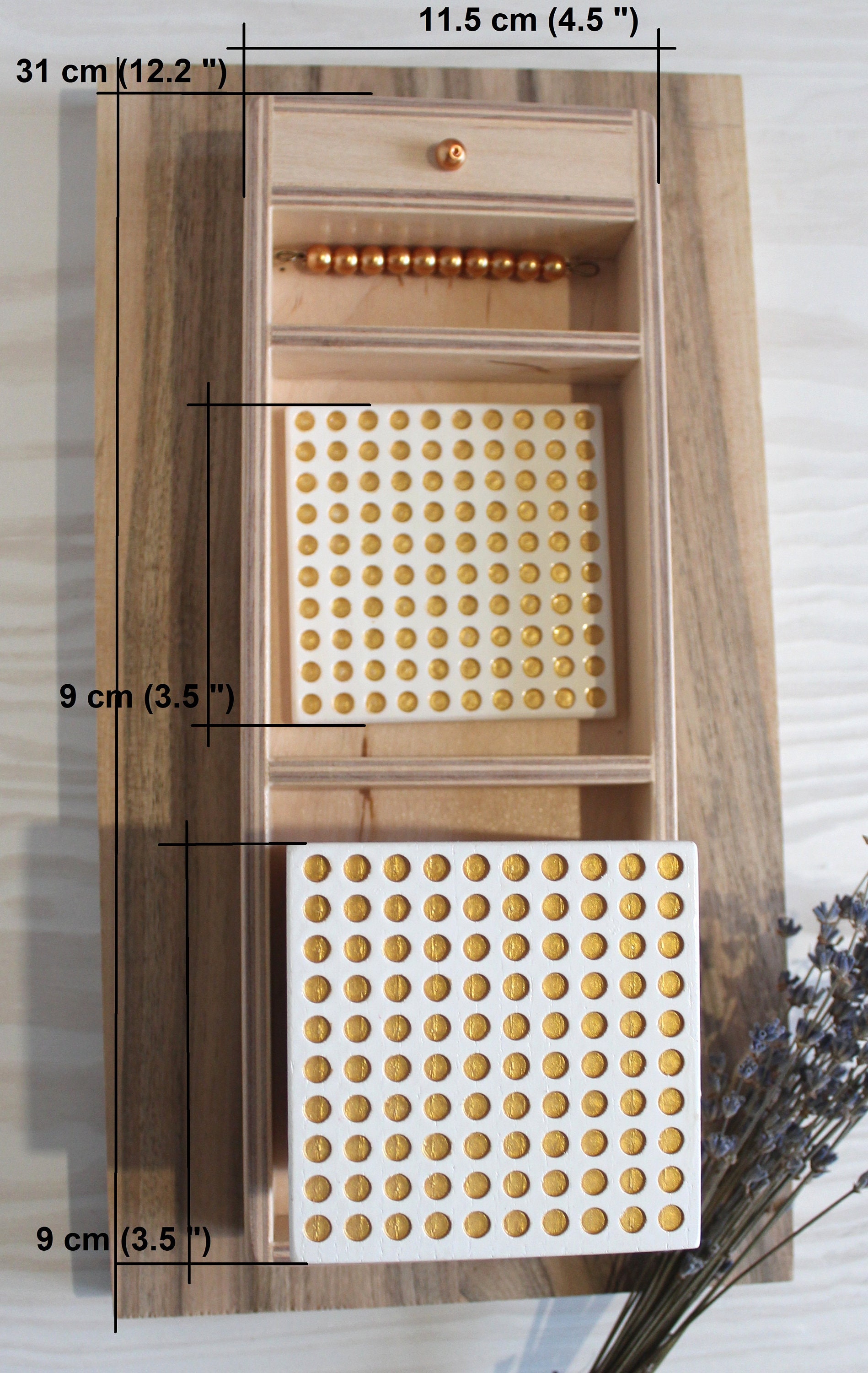 Montessori Golden Bead Material Number Learning Toy Homeschool - Etsy