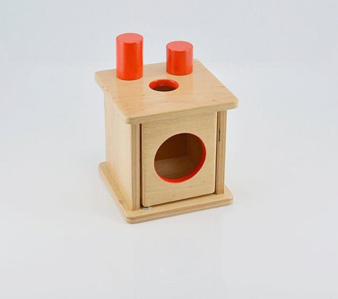 Montessori Toys Cylinder Matching Imbucare Box Infants Montessori ...