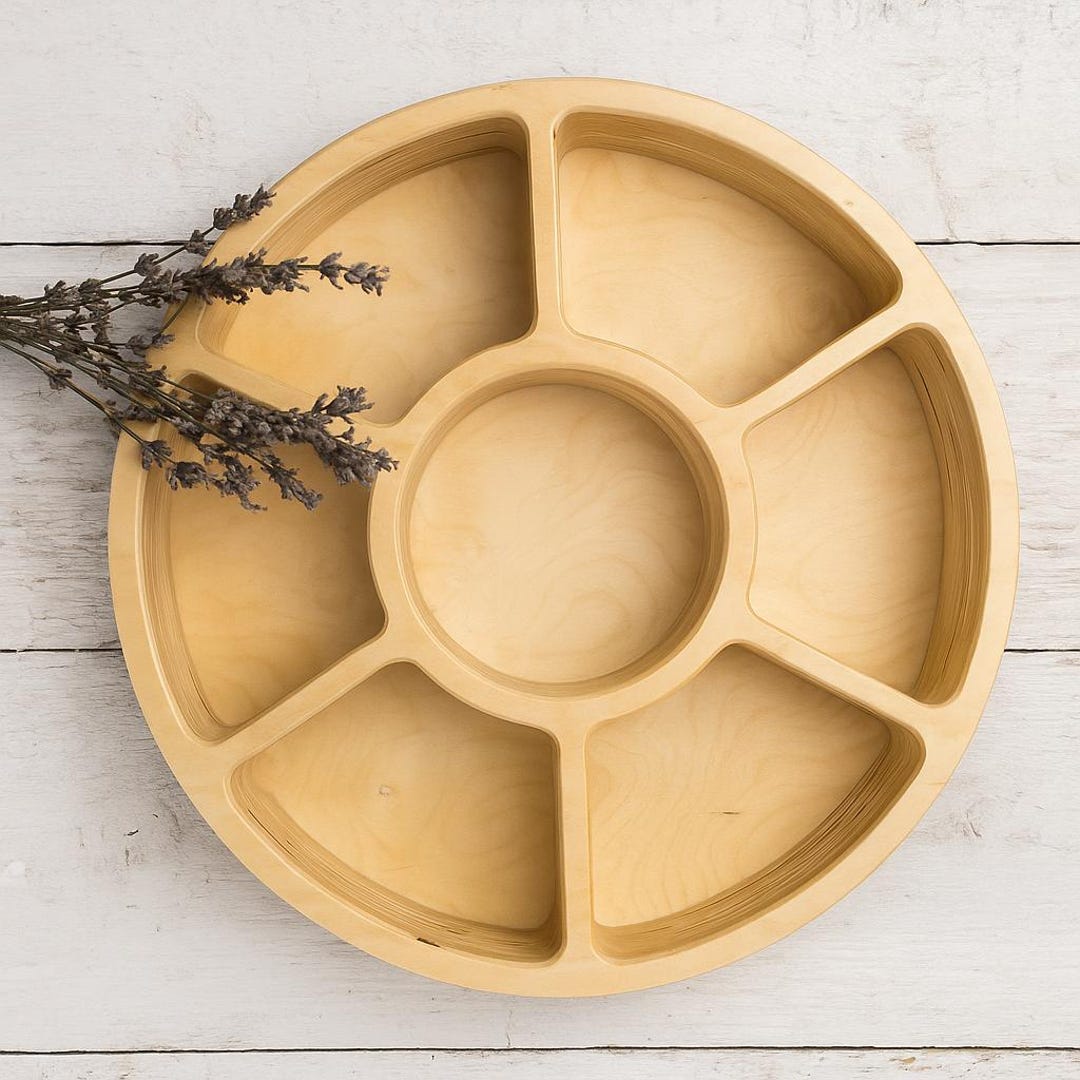 Wooden Sorting Tray, Tinker Tray Montessori Tray Loose Parts Play ...