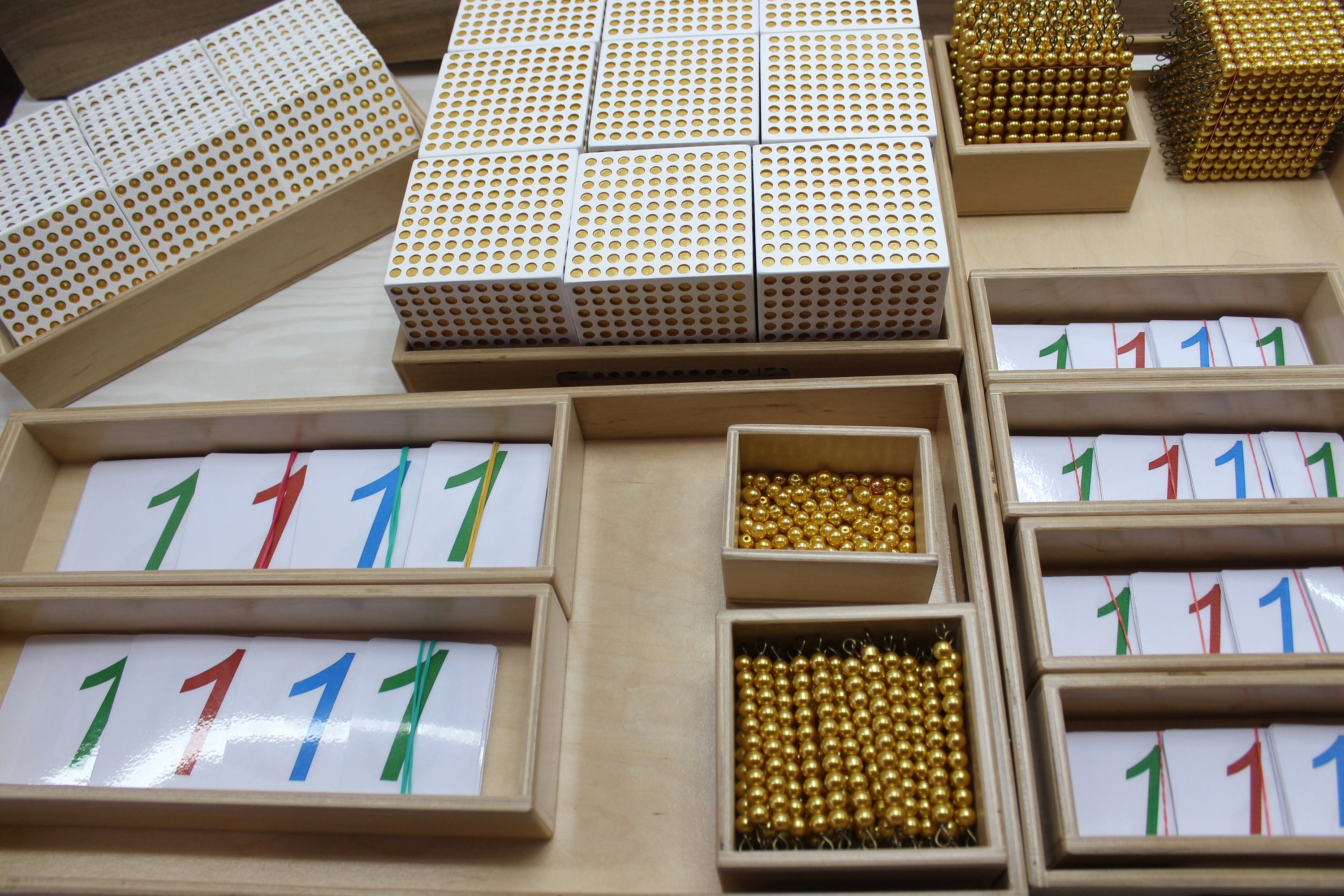 Montessori Golden Bead Bank, Montessori Math, Golden Bead Material ...