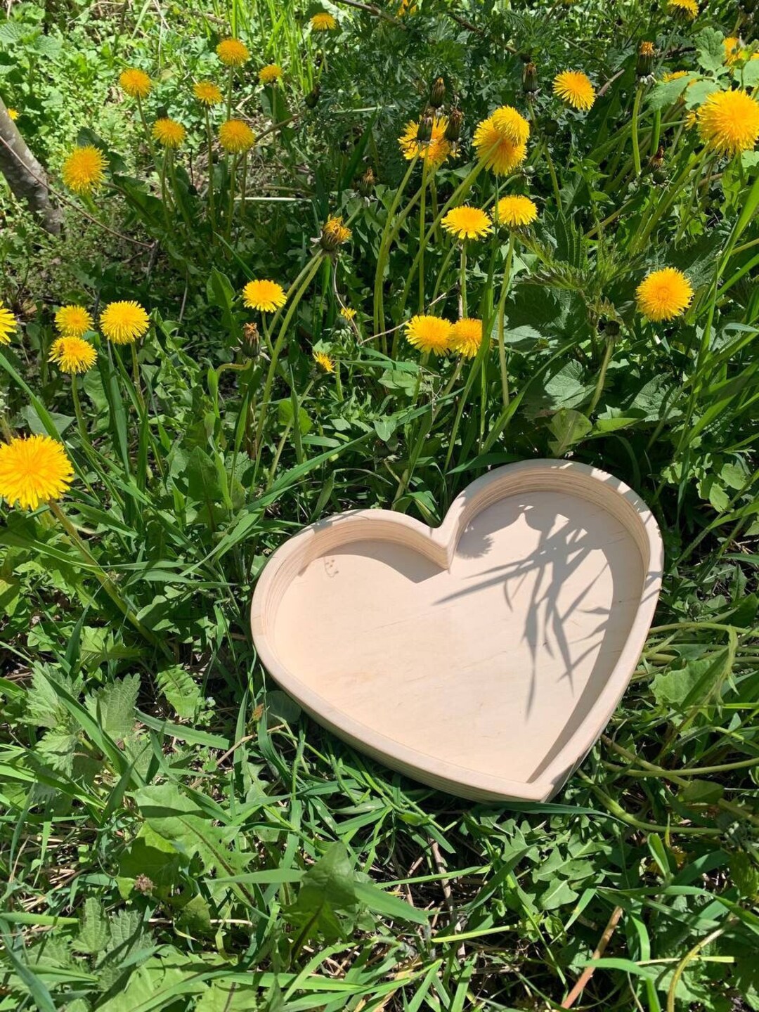 Wooden Heart Tray - Etsy