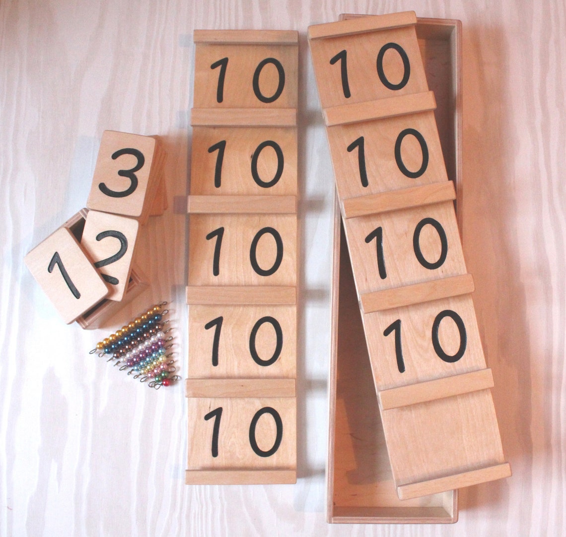 Seguin Boards Teen, Montessori Math, Montessori Materials, Seguin ...
