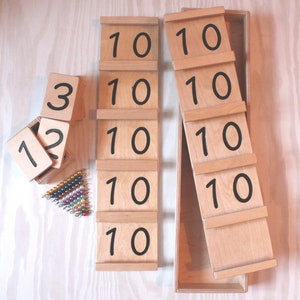 Seguin Boards Teen, Montessori Math, Montessori Materials, Seguin ...
