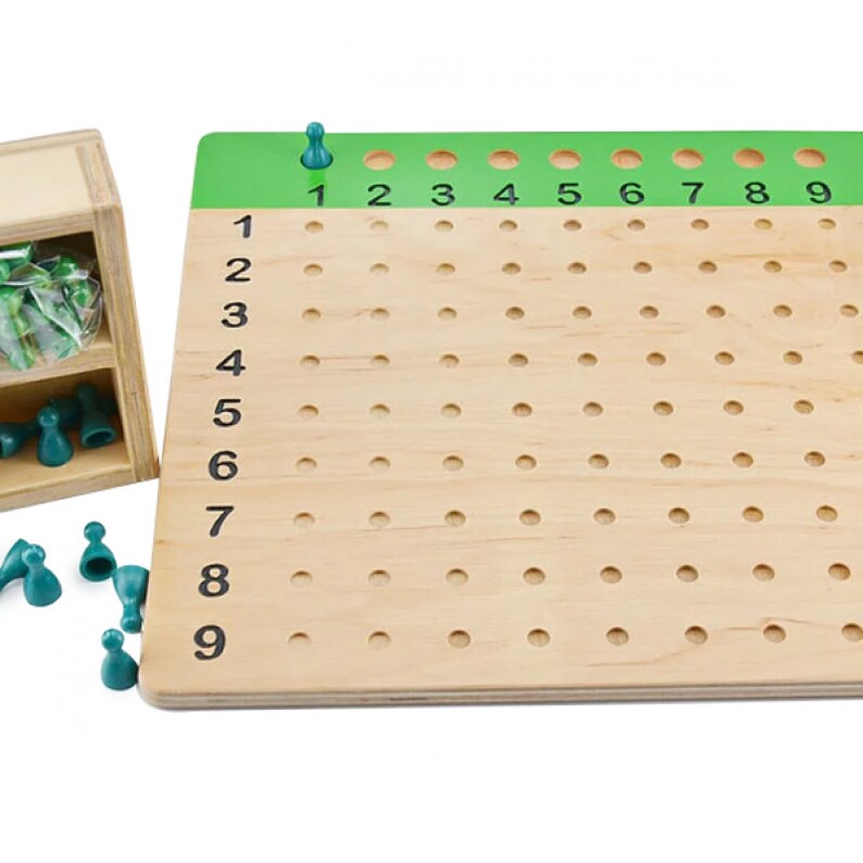 Montessori Math Bead Board Division Montessori Materials - Etsy