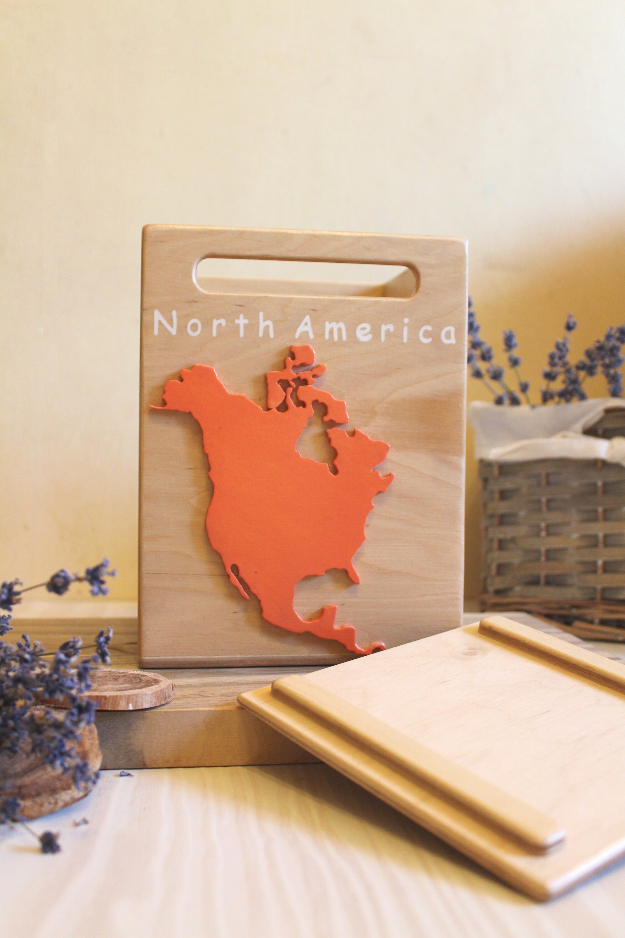 Montessori Continent Box SET of 7 Continents Continent Storage Large ...