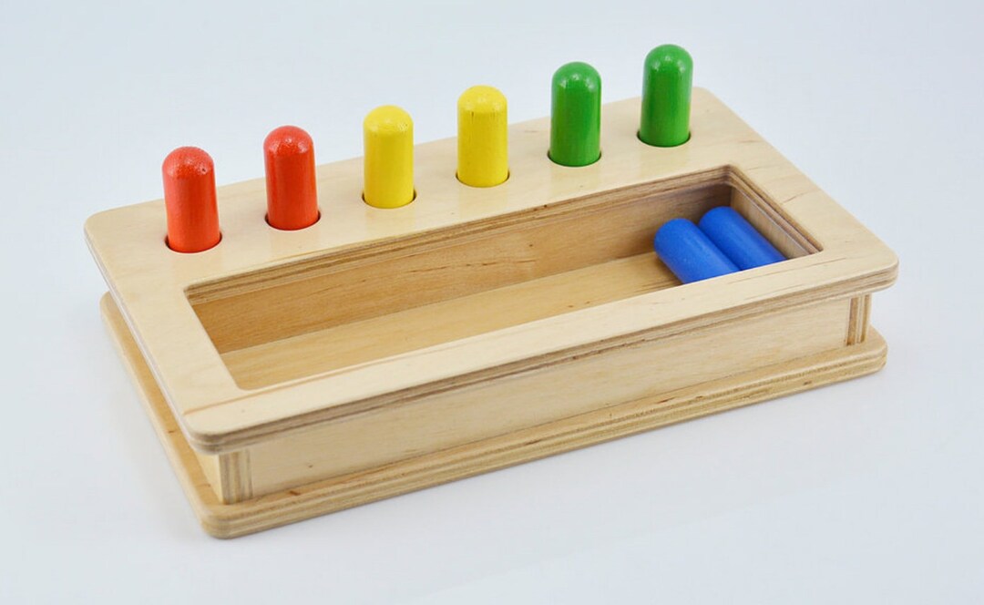 Montessori Sorting Toy, Montessori Box, Infant Imbucare Box Montessori ...