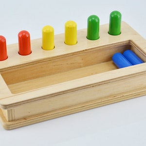 Montessori Sorting Toy, Montessori Box, Infant Imbucare Box Montessori ...