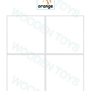 Toddler Color Matching Cards, Montessori Cards, Colors in Nature 10 ...