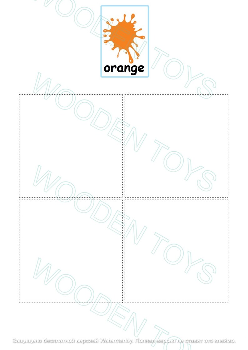 Toddler Color Matching Cards Montessori Cards Colors in - Etsy