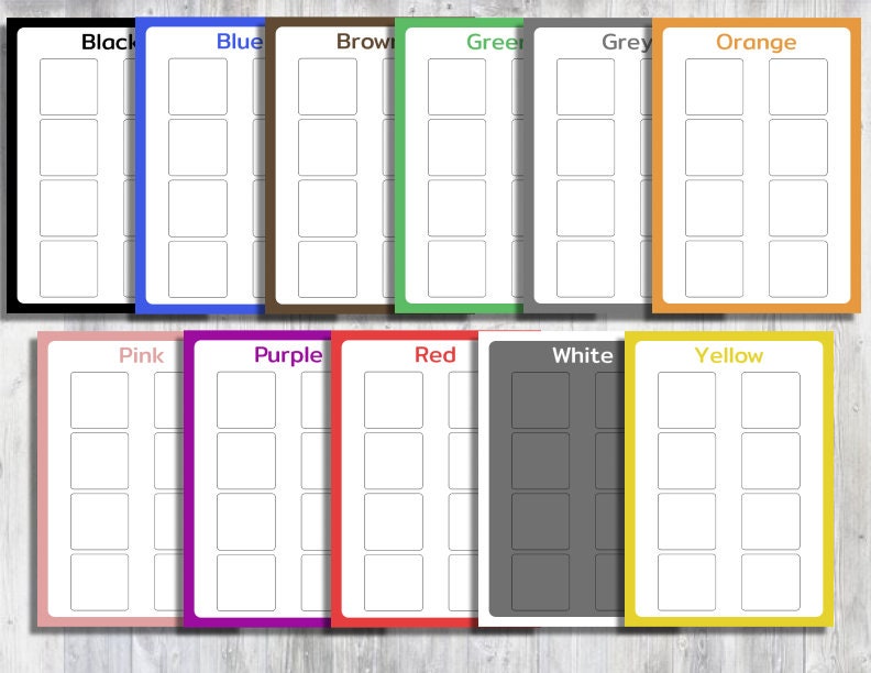 Color Matching Game, Color Sorting Game, Montessori Digital, Preschool ...