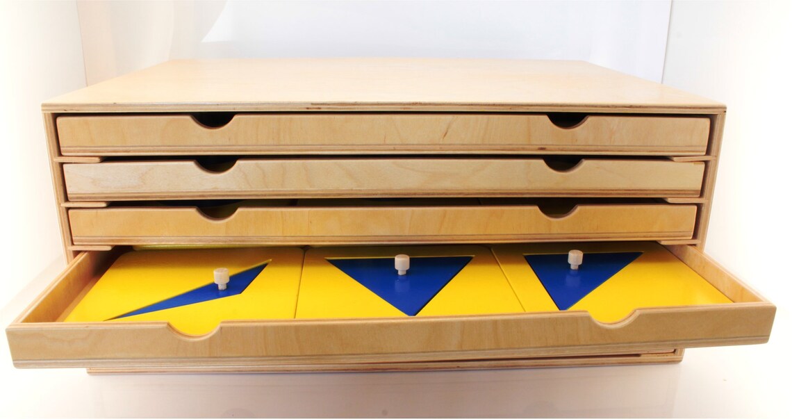 Montessori Toys Geometric Cabinet Homeschool Toddlers - Etsy