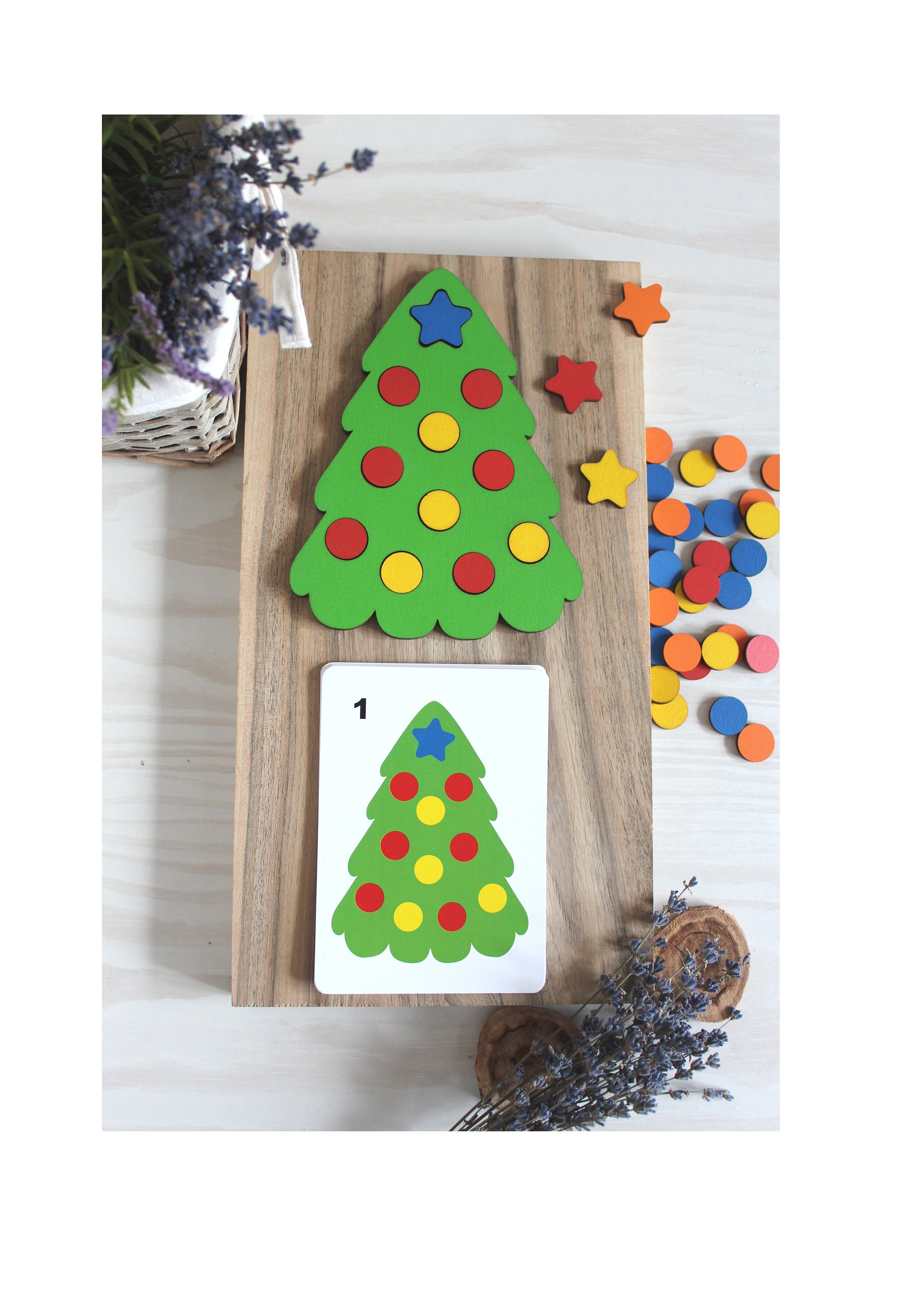 Christmas Gift Wooden Puzzle Christmas Tree Decoration | Etsy