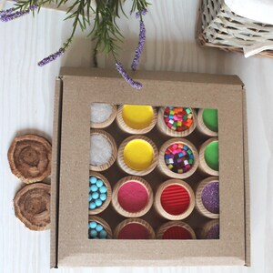 Wooden Sensory Match Game, Wooden Touch & Match Board, Montessori Toy ...