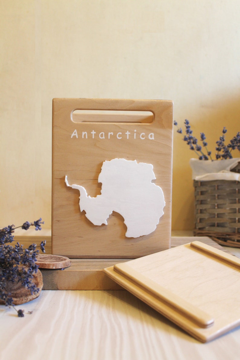 Montessori Continent Box SET of 7 Continents Continent Storage - Etsy ...