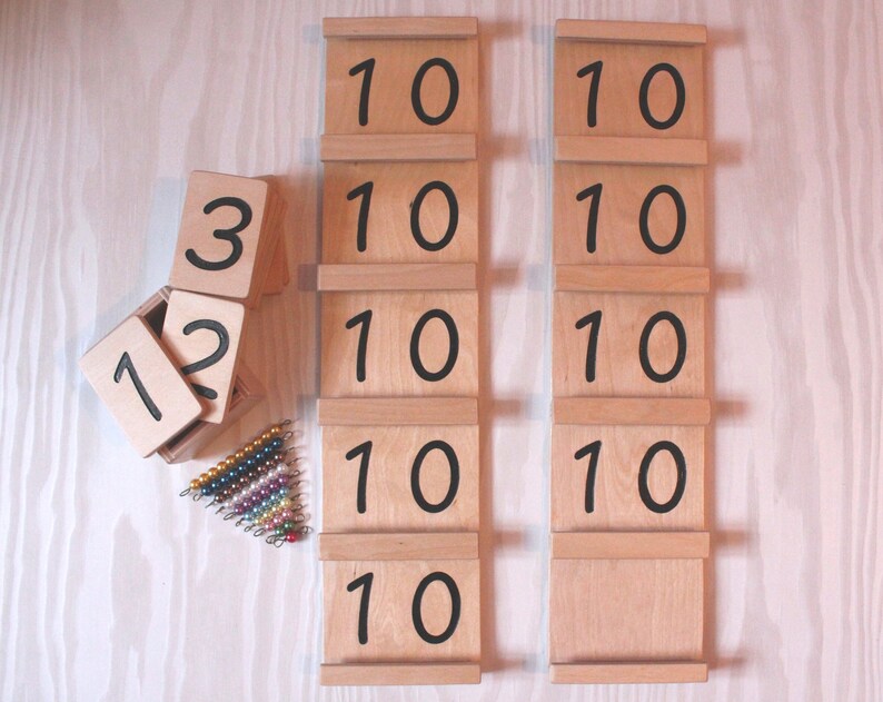 Seguin Boards Teen Montessori Math Montessori Materials | Etsy