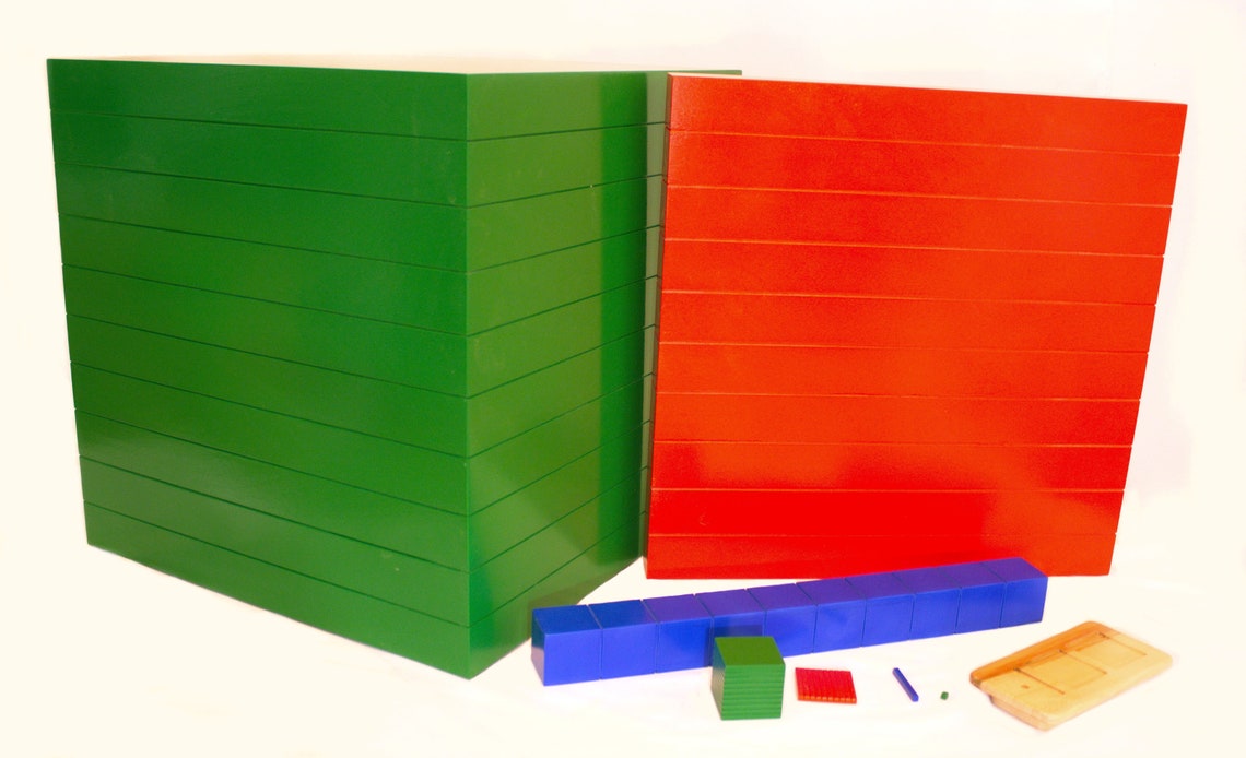 Wooden Hierarchical Material, Montessori Math, Montessori Sensory ...