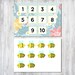 Bees Counting Game, Math Toddler Printable Activity Montessori Digital ...