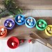 Wooden Acorn Set, Color Sorting Toy, Counting Toys, Montessori Waldorf ...