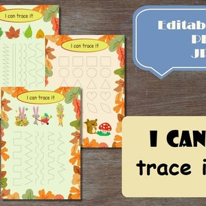 I Can Trace, Tracing Worksheets, Pre Handwriting Line Tracing ...