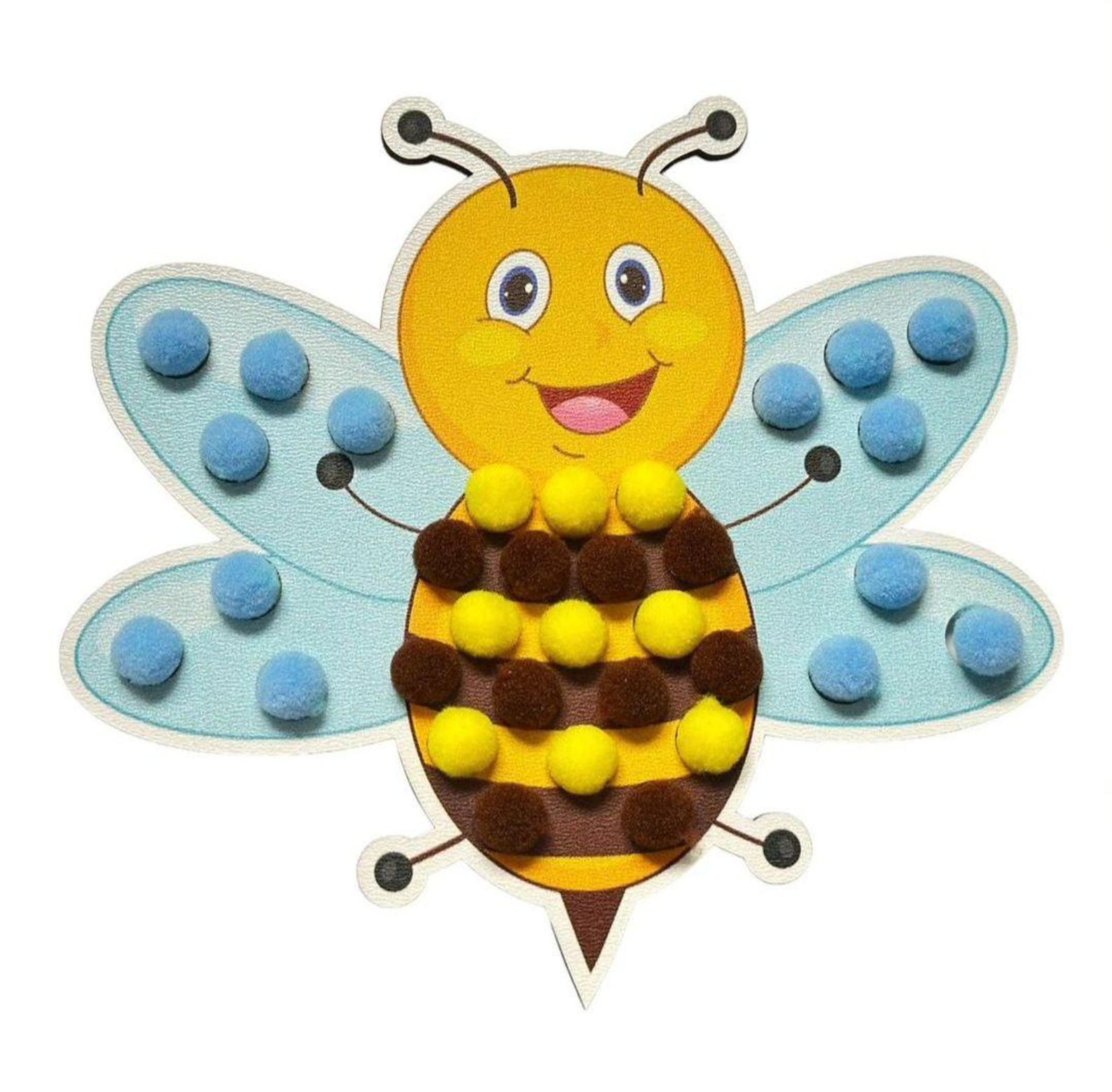 Wooden Sensory Insect Toy, Montessori Toy, Toddler Toy, Educational Bee ...