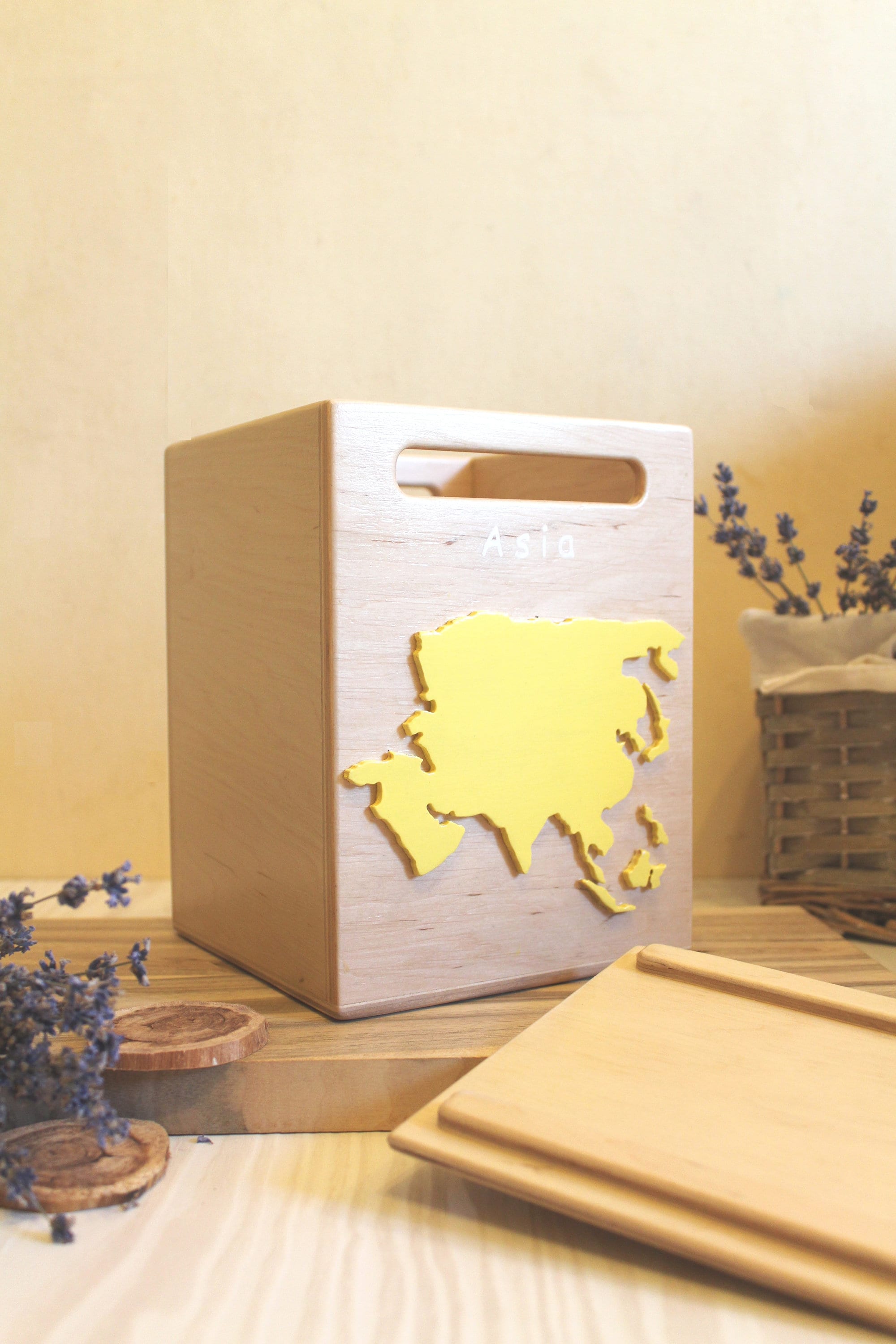 Montessori Continent Box SET of 7 Continents Continent Storage Large ...