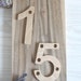 Wooden Numbers Toy, Learning Math Toy, Montessori Math Set 1-10 Wooden ...