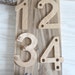 Wooden Numbers Toy, Learning Math Toy, Montessori Math Set 1-10 Wooden ...