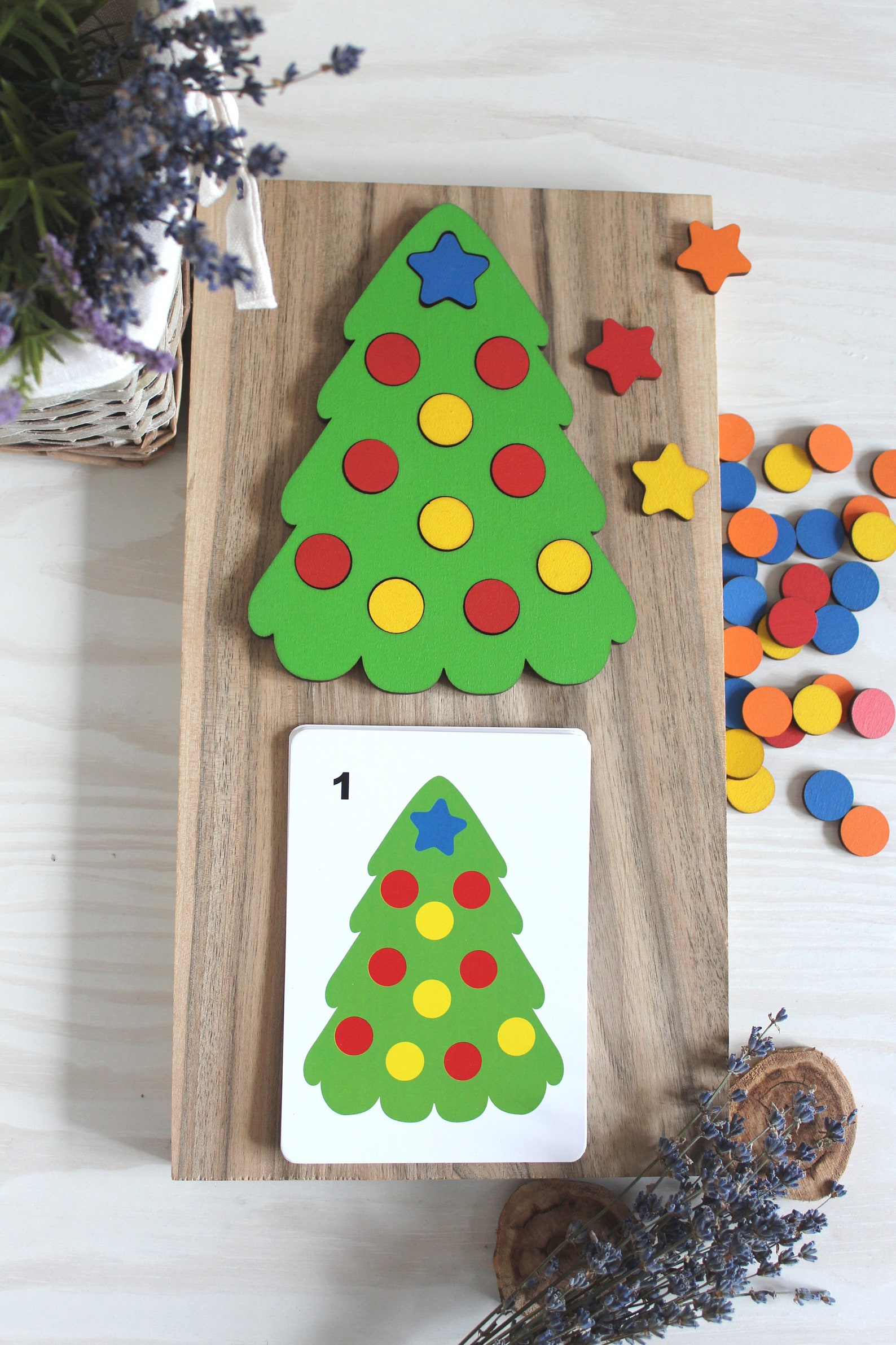 Christmas Gift Wooden Puzzle Christmas Tree Decoration | Etsy