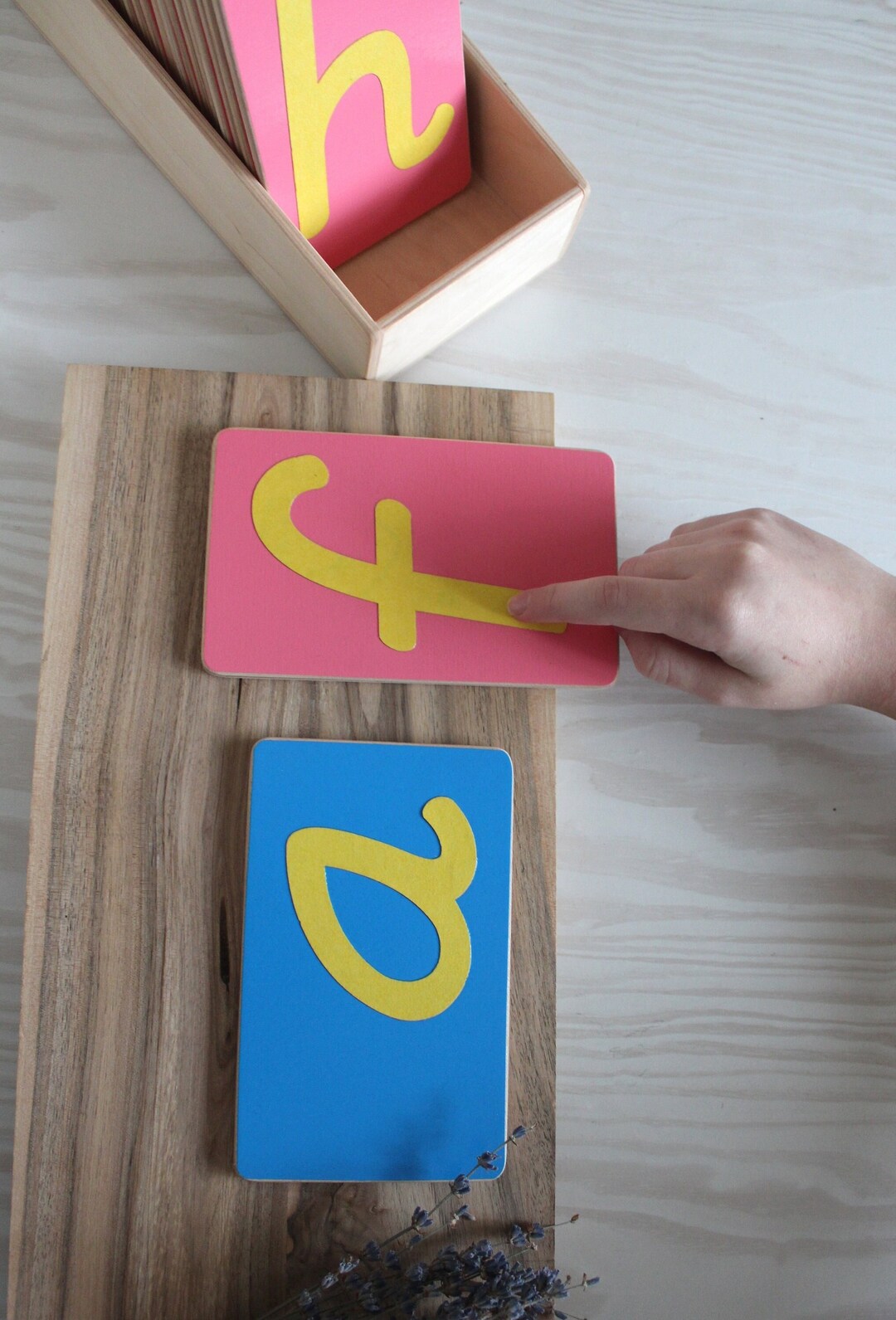 Learning Letters Montessori Letters Lowercase Wooden Letters for Kids ...