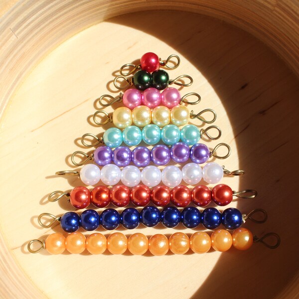 Montessori Colored Bead Stair - Etsy