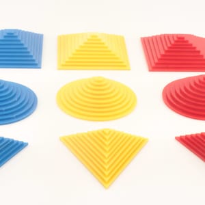 Montessori Geometry, Circles Triangles Squares Montessori, Graded ...