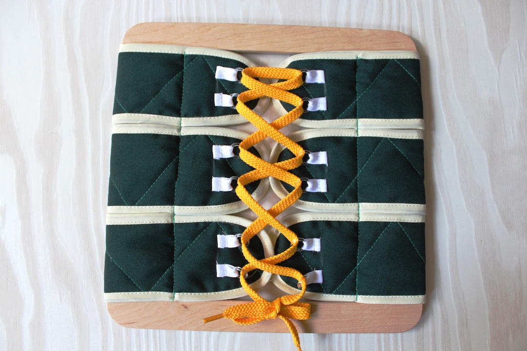 Montessori Dressing Frame, Lacing Frame, Learn How to Dress, Toddler ...