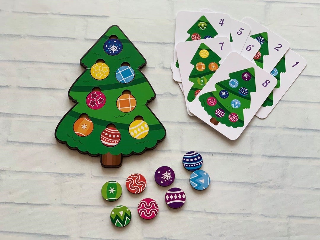 Christmas Gift Wooden Puzzle Decorate Christmas Tree Ornament Gift for ...