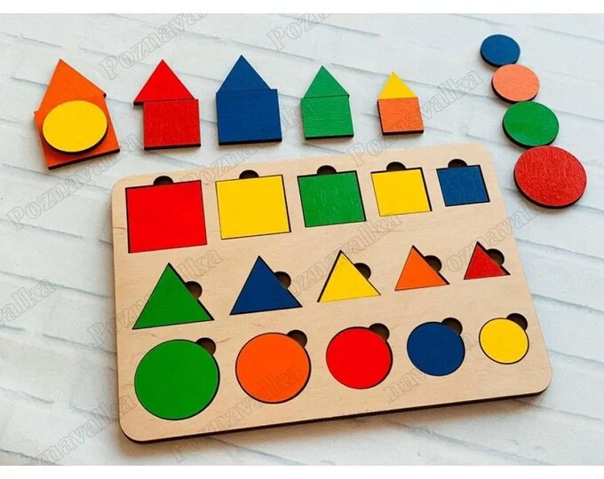 Montessori Graded Figure Material PDF, Montessori Geometry, Shape ...