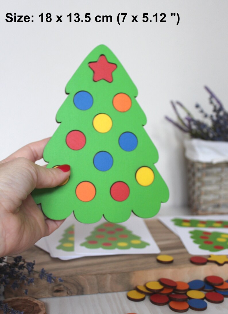 Christmas Gift Wooden Puzzle Christmas Tree Decoration - Etsy