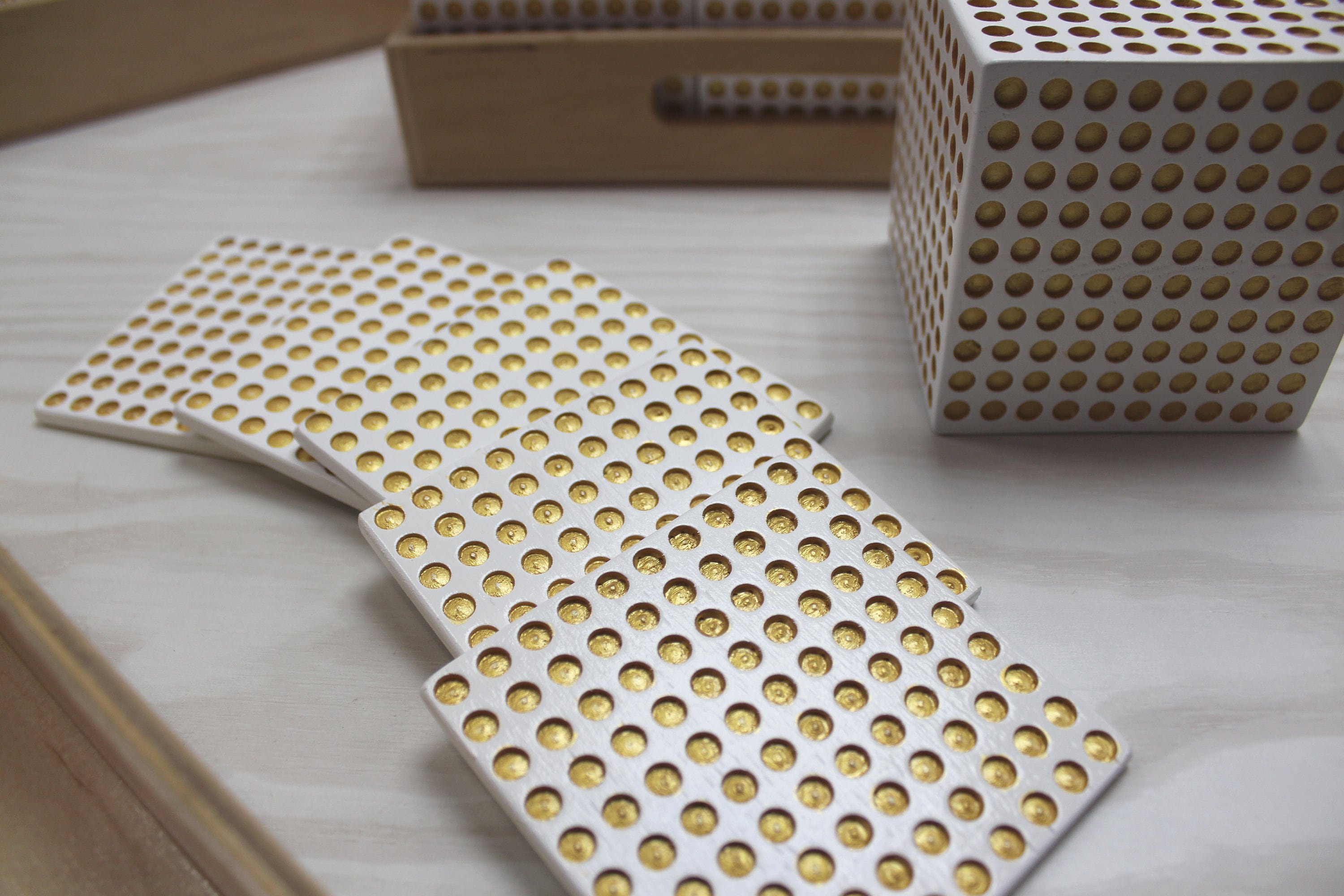 Montessori Golden Bead Bank, Montessori Math, Golden Bead Material ...