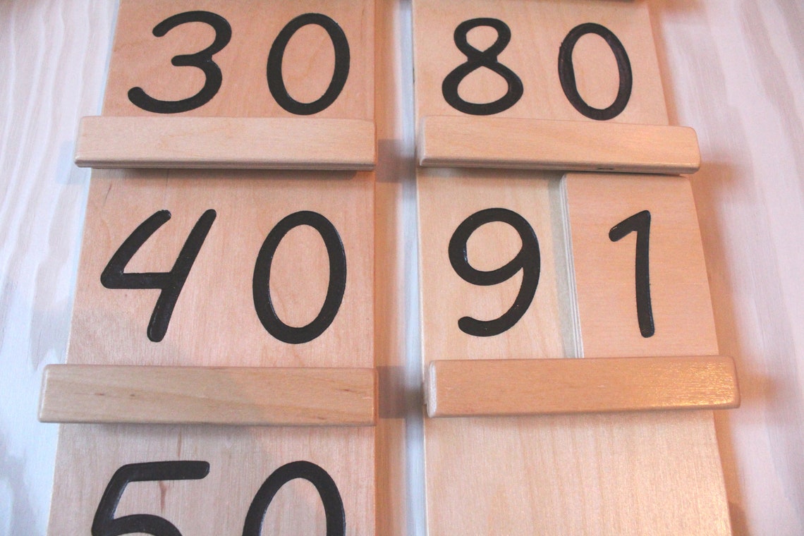 Seguin Board Ten Montessori Math Homeschool Lessons - Etsy