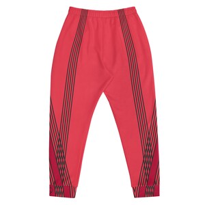 Red Striped Men's Joggers - Etsy