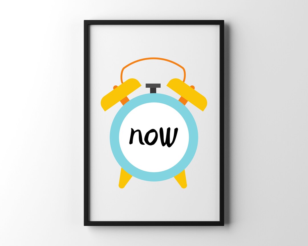 The Time is Now Digital Wall Art - Etsy