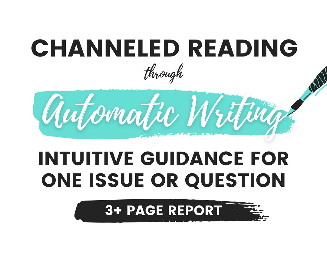 Channeled Reading Through Automatic Writing - Etsy