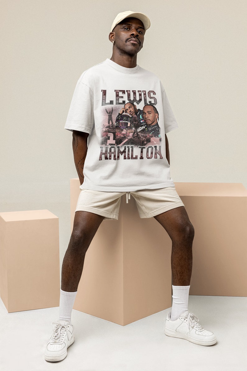 Lewis Hamilton Vintage Shirt - Retro 90s Bootleg Rap T-shirt - Formula ...