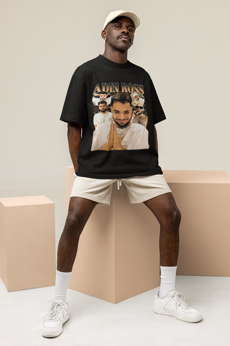 Adin Ross Vintage Bootleg Rap T-shirt - 90s Streamer Tee - Etsy