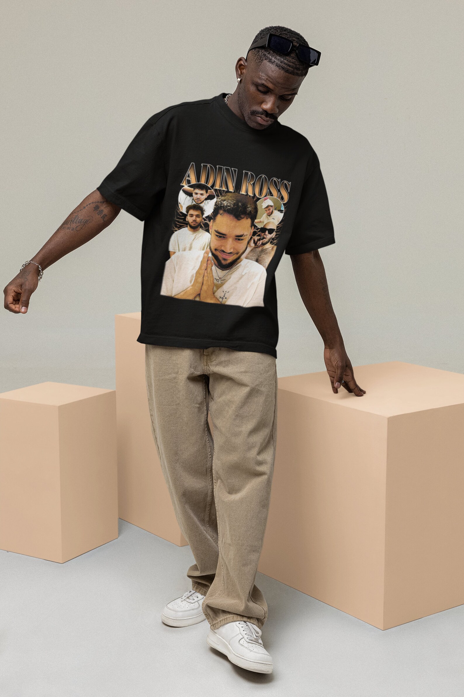 Adin Ross Vintage Bootleg Rap T-shirt - 90s Streamer Tee - Etsy